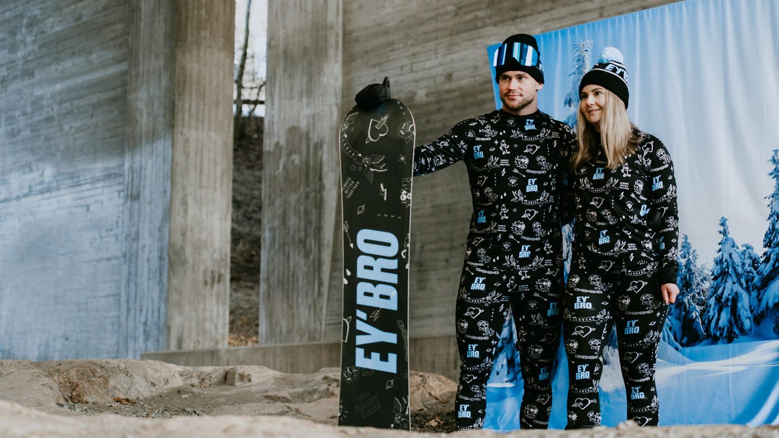 Ey’ Bro släpper skidkollektion som kommer dra backarnas blickar till dig