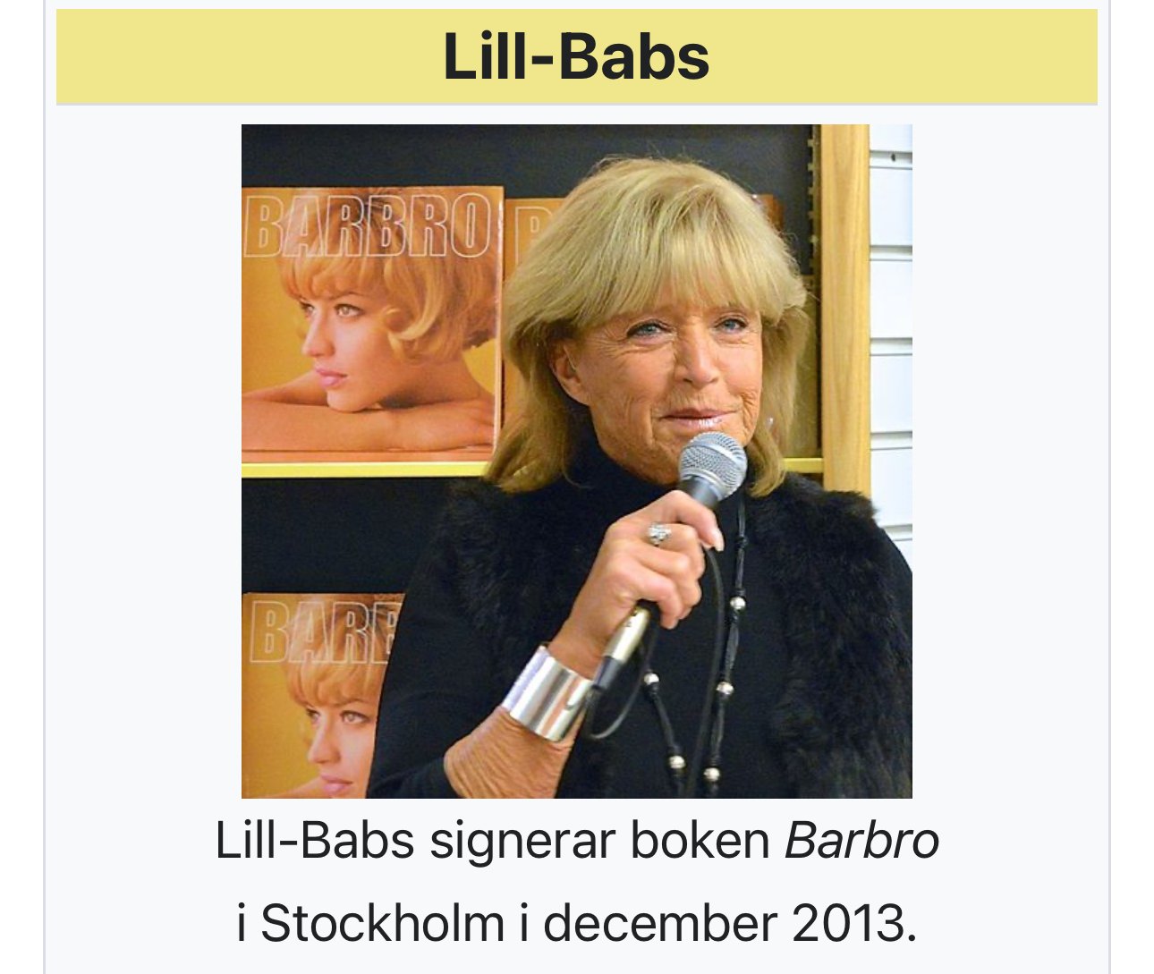 21 svenska kändisar med väldigt roliga Wikipediabilder