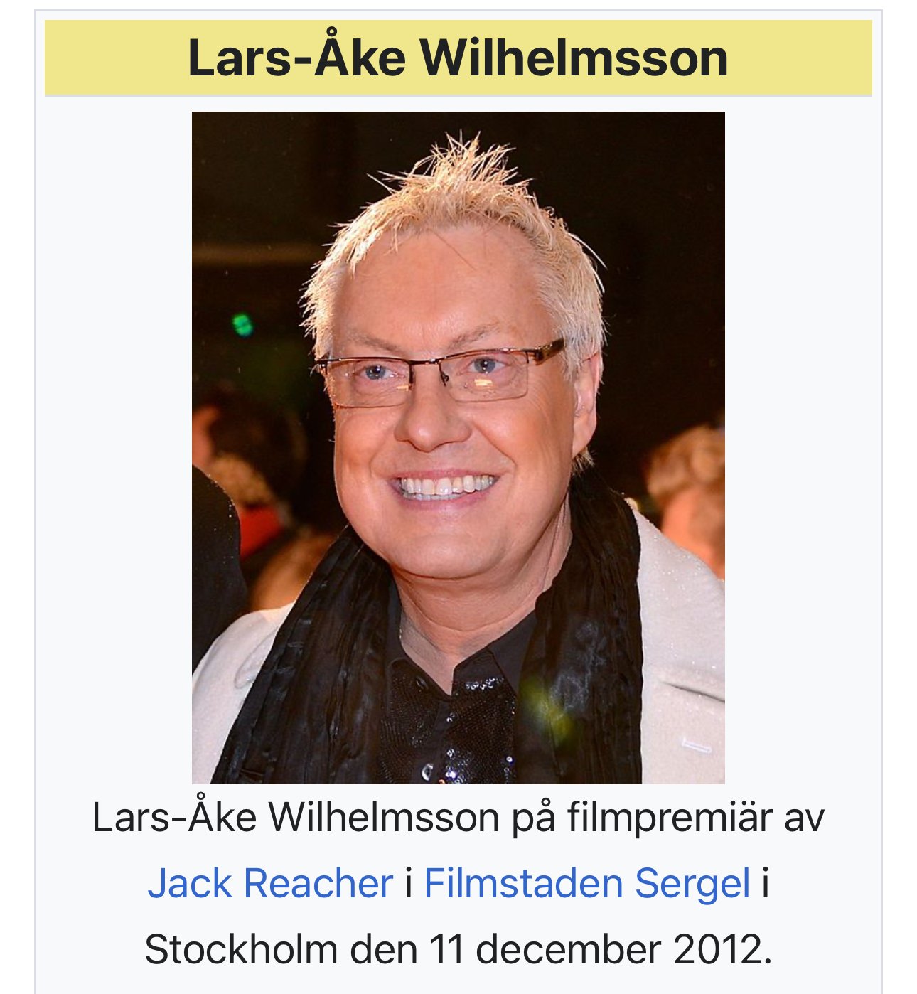 21 svenska kändisar med väldigt roliga Wikipediabilder