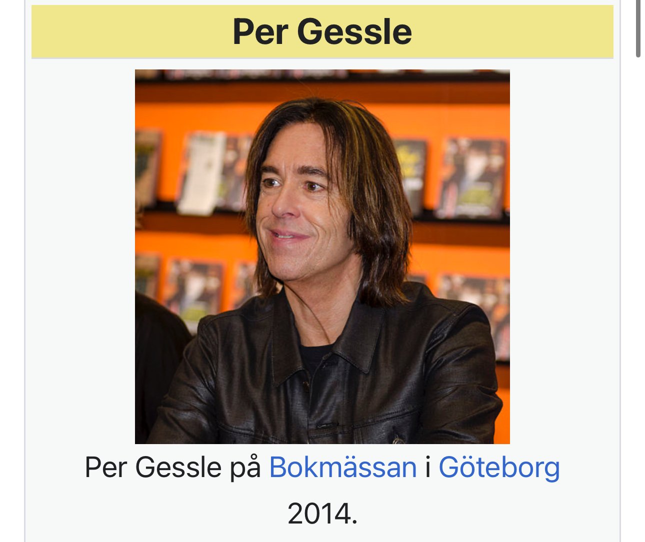 21 svenska kändisar med väldigt roliga Wikipediabilder