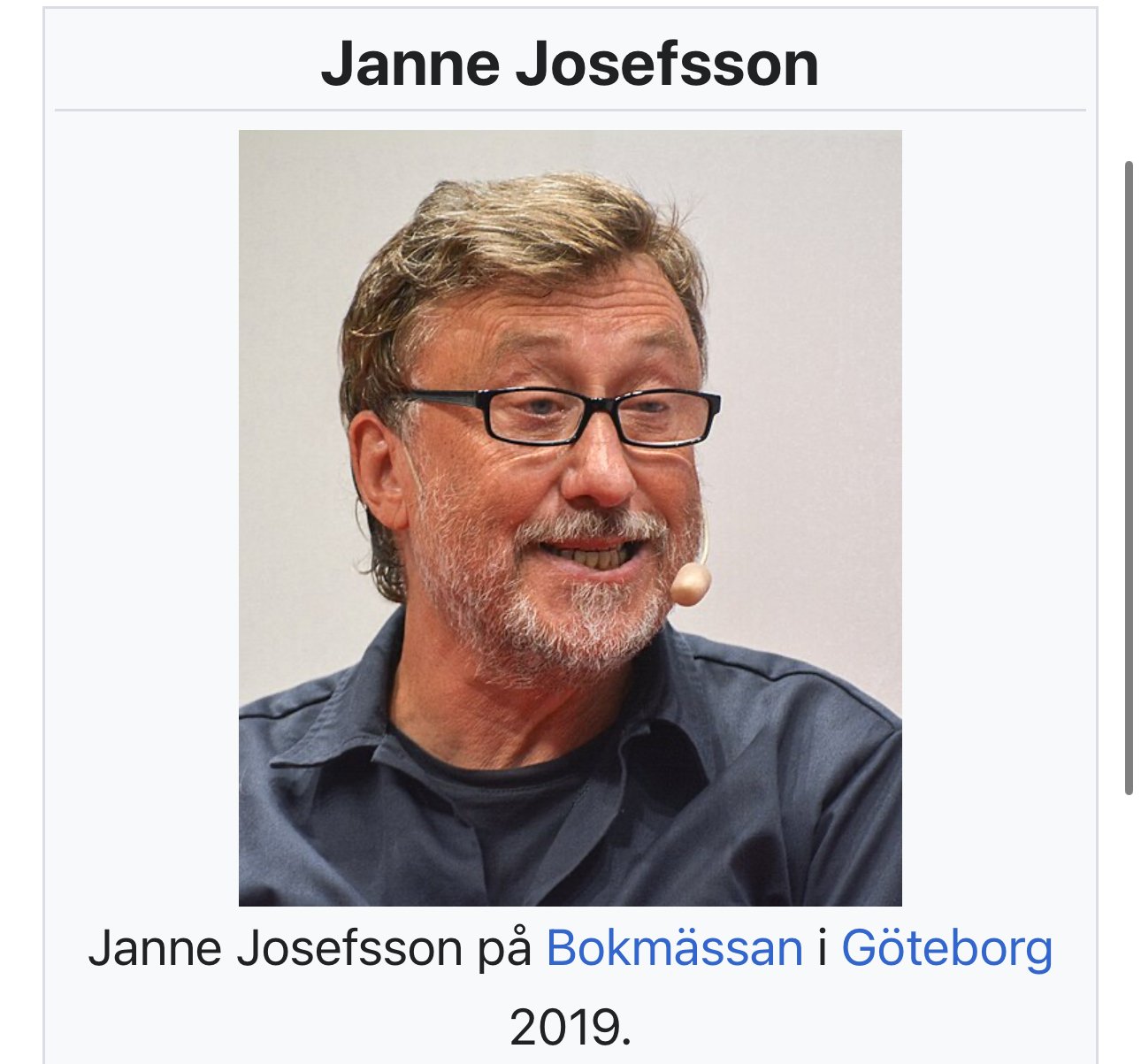 21 svenska kändisar med väldigt roliga Wikipediabilder