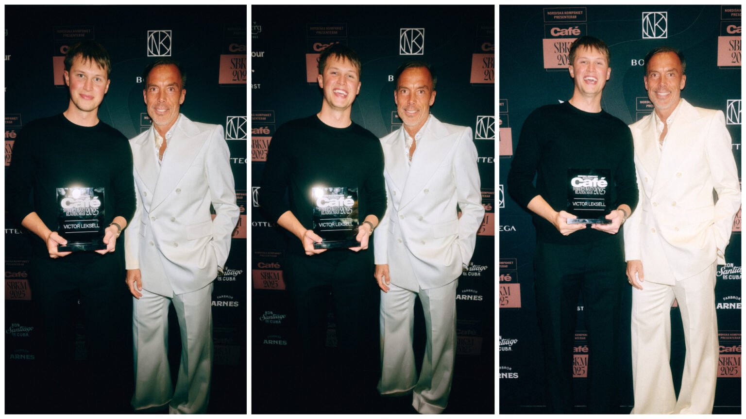 Café korade Sveriges bäst klädda man 2025 – alla bilder från röda mattan