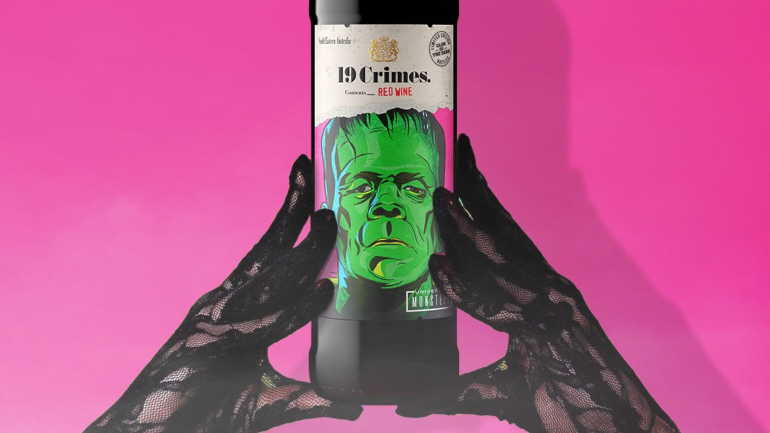 Nu kan du köpa självlysande Frankenstein-vin på Systembolaget